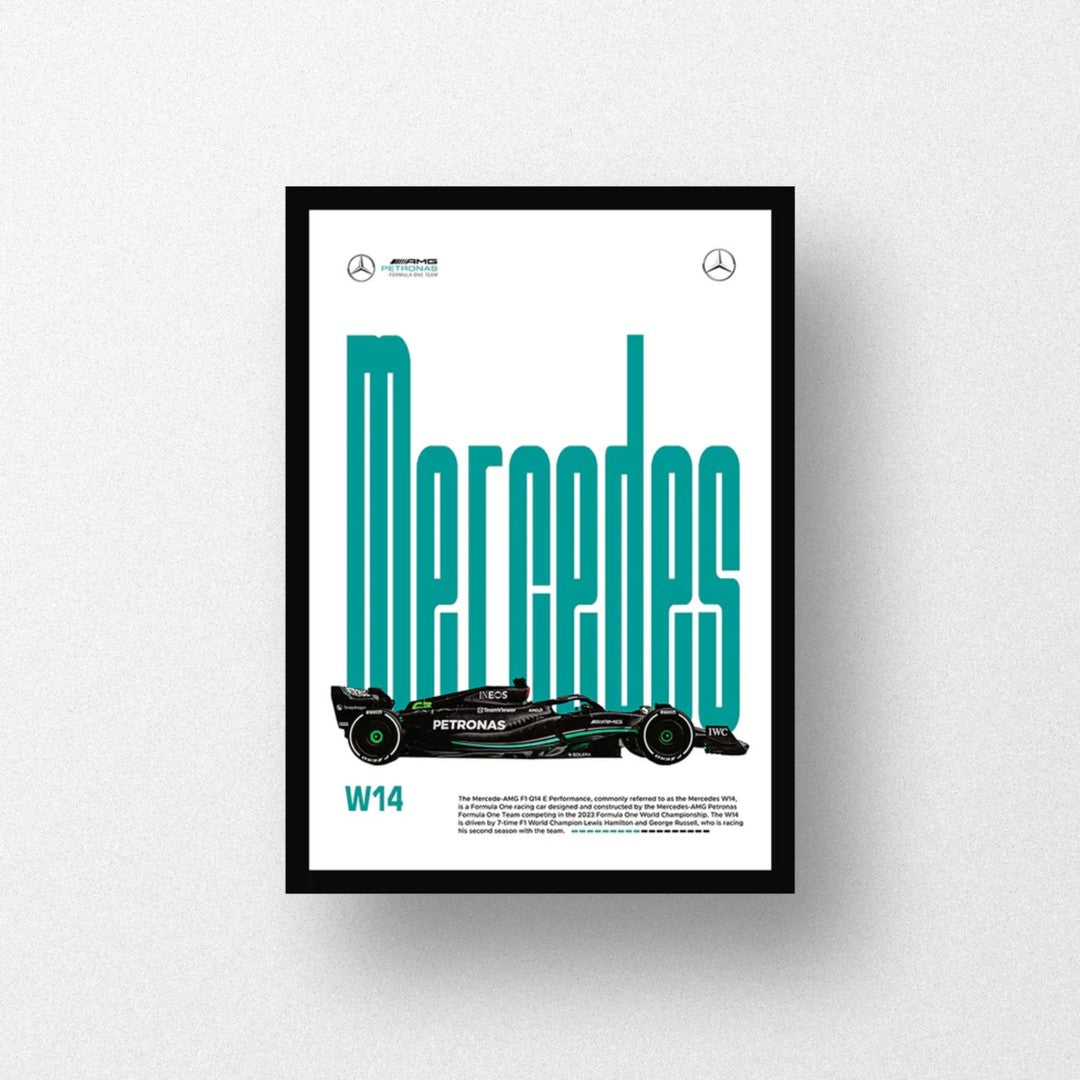 Mercedes Frame (Wall Decor) – BlueBearr